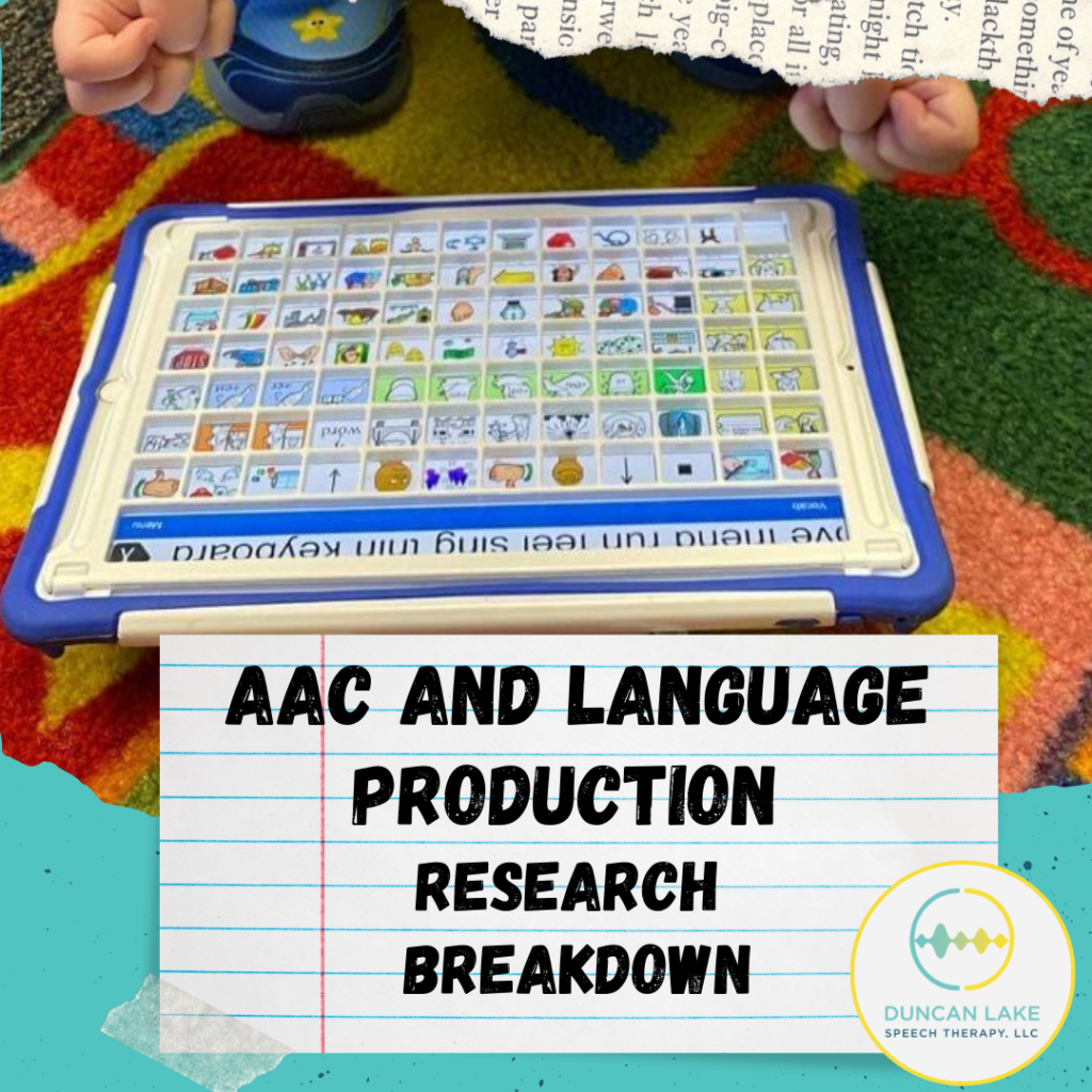 AAC and Language Development: Research Breakdown - Duncan Lake Speech ...